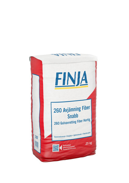 260 Fiber Avjämning – avjämningsmassa | Finja Betong