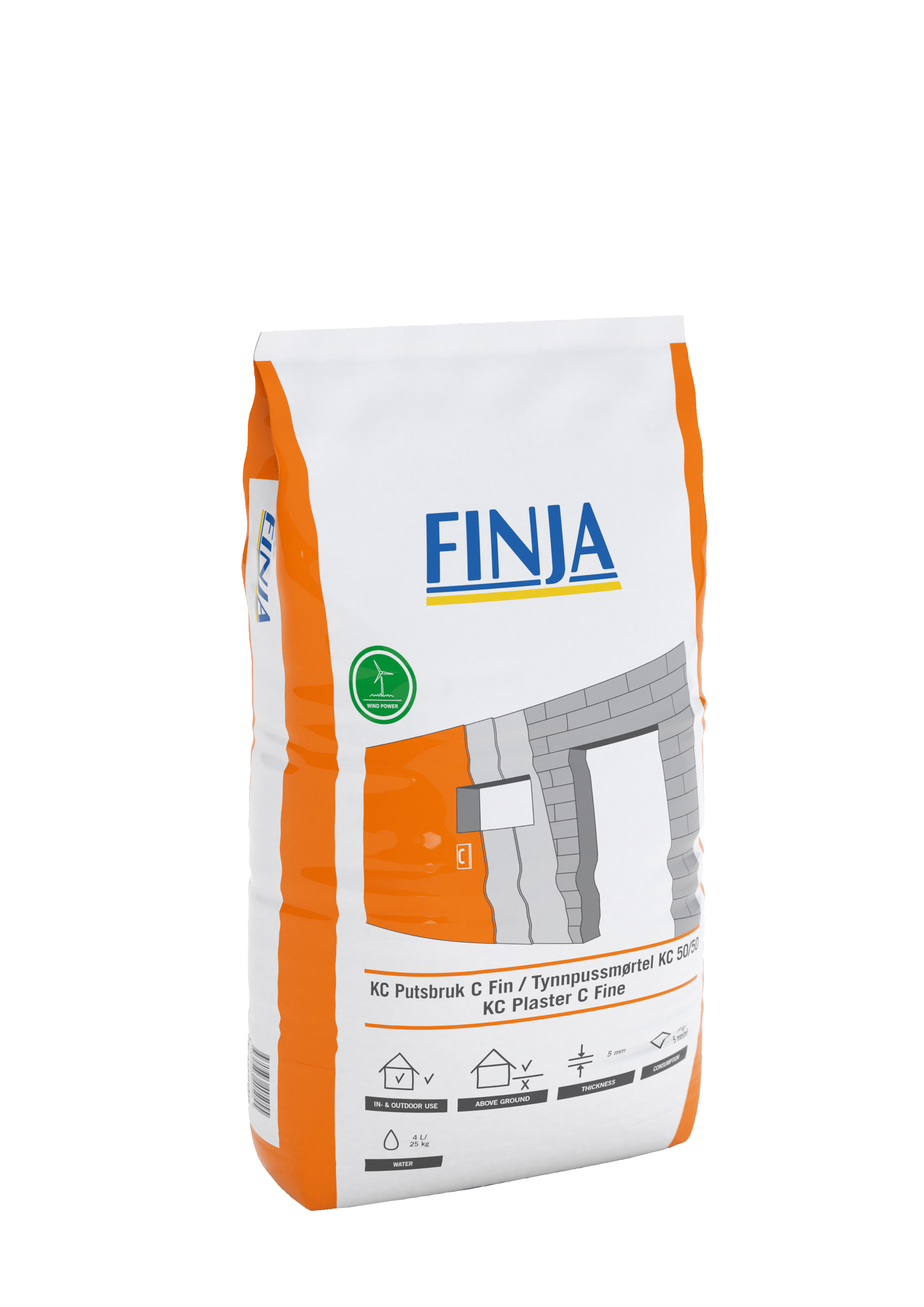 KC Putsbruk C Fin - Finja Betong
