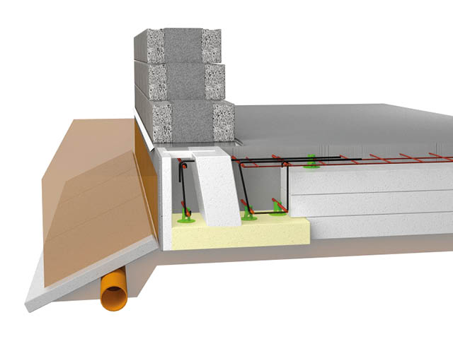 Gjuta grund med kantelement – Finja