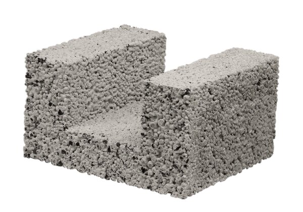 U-block av lättklinker från Finja Betong