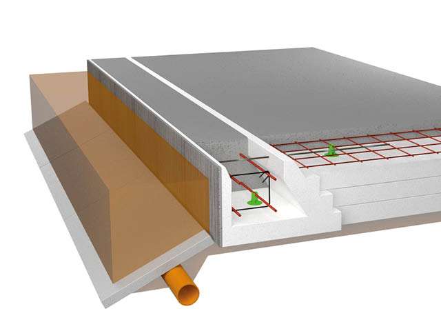 Gjuta grund med kantelement – Finja