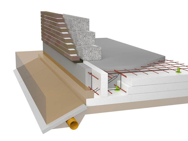 Gjuta grund med kantelement – Finja