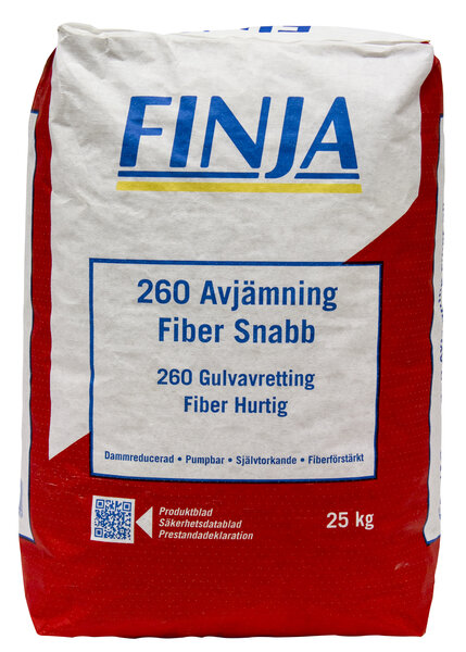 260 Fiber Avjämning – avjämningsmassa | Finja Betong