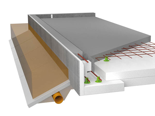 Gjuta grund med kantelement – Finja